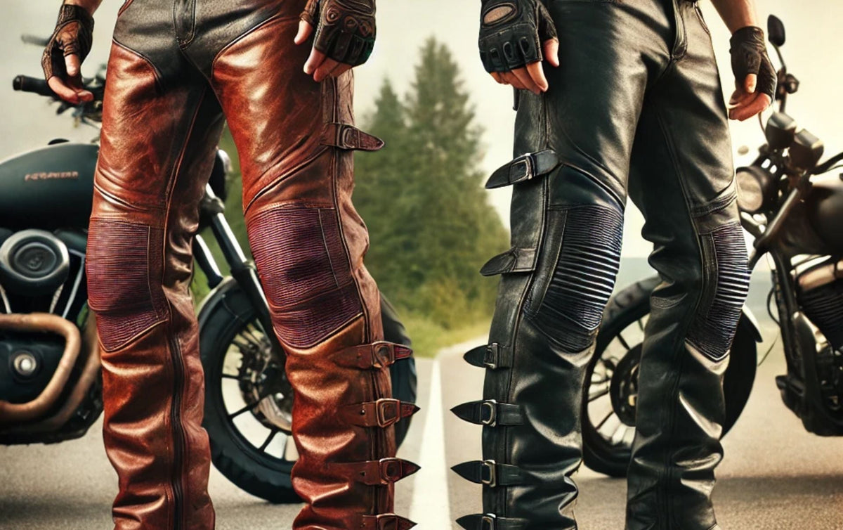 Leather vs Synthetic Motorcycle Chaps | Team Motorcycle