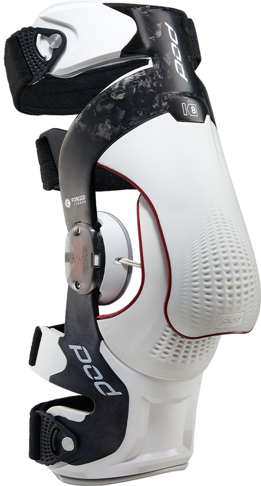 Pod K8 3.0 Carbon White Knee Brace