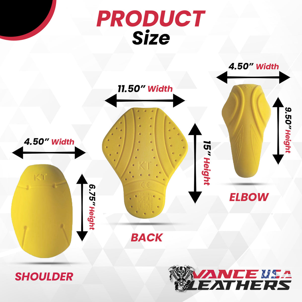 Shoulder And Elbows armor protector inserts for Jackets